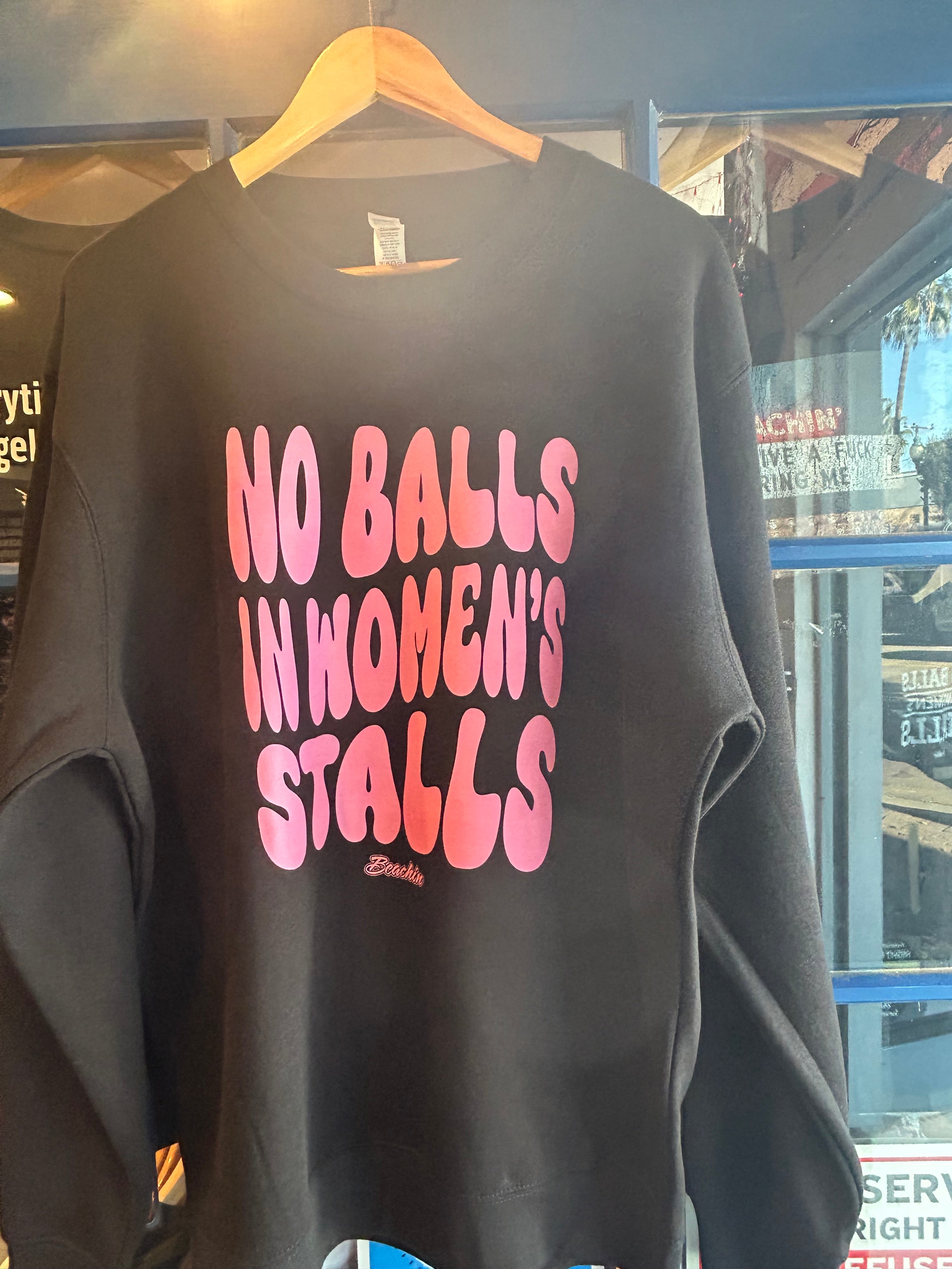 No Balls in Women’s stalls crew – BEACHIN SEAL BEACH